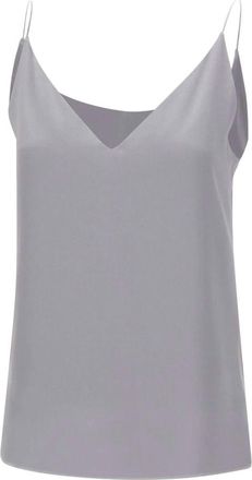 Eleventy Femme, Tops, Gris, Taille: 38 FR Sleeveless Top
