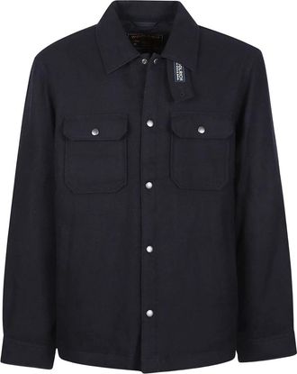Woolrich Homme, Vestes, Bleu, Taille: M Veste chemise Alaskan