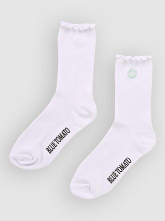 Blue Tomato Ruffle Icon Chaussettes blanc