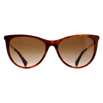 Ralph Lauren Ralph by Ralph Lauren RA5290 601113 glanzend havana oranje bruin gradi&euml;nt zonnebril