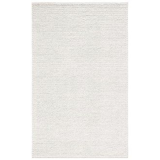 Safavieh Naturfaser Teppich für Wohnzimmer, Esszimmer, Schlafzimmer - Natural Fiber Collection, Kurzer Flor, Beige, 120 x 120 cm