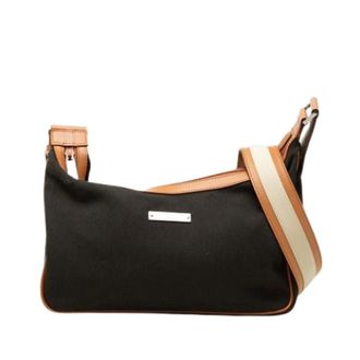 Gucci Sac bandouli&egrave;re Pre-owned en toile - Femme - Pre-owned - Noir - Taille: ONE Size