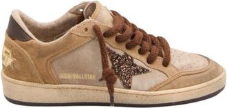 Golden Goose Femme, Chaussures, Brun, Taille: 38 EU Ballstar Suede Baskets