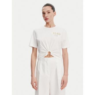 Liu Jo T-Shirt WA5139 JS923 Wei&szlig; Regular Fit