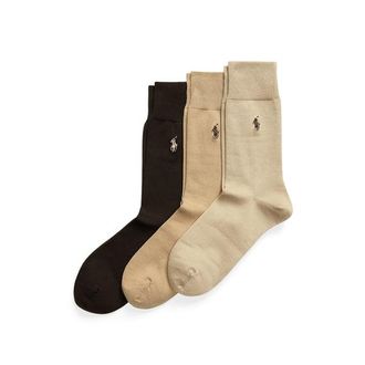 Polo Ralph Lauren Lot de 3 chaussettes hautes en coton