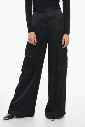 Versace Cargo-Hose im Palazzo-Fit aus Viskose Versace