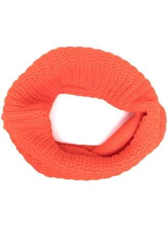 Dsquared2 &eacute;charpe &agrave; patch logo - Orange