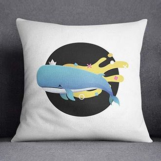 Bonamaison Le Jardin du Lin Zierkissenhüllen, Mehrfarbig, 45x45