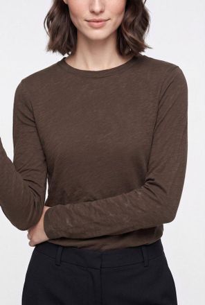 Marc O'Polo Longsleeve regular aus Organic Cotton aus softem Slub Jersey