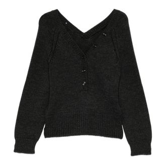 Our Legacy Country Henley - - Knitwear - Damen - Grau - S