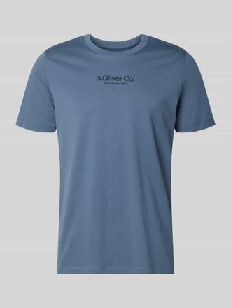 s.Oliver Red Label Regular Fit T-Shirt aus reiner Baumwolle