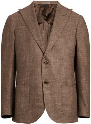 Corneliani Veste col tailleur en laine m&eacute;lang&eacute;e
