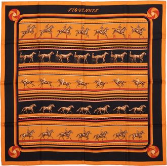 Herm&egrave;s T&uuml;cher & Schals - Scarf - Gr. unisize - in Orange - f&uuml;r Damen