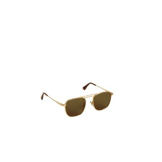 Golden Goose Femme, Accessoires, Jaune, Taille: ONE Size Aviator Roger Lunettes de soleil