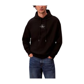Calvin Klein Premium Terry Micro Hoodie - - Sweatshirts & Hoodies - Herren - Schwarzk - L