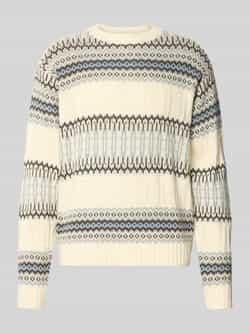 Redefined Rebel Boxy Fit Strickpullover im Allover-Look Modell BARKLEY