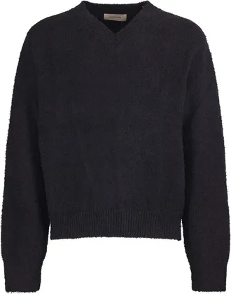 Mfpen Homme, Pulls, Noir, Taille: M V Neck Sweater