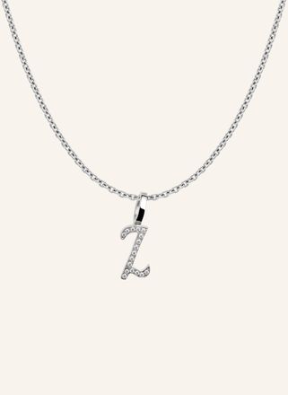 Cada Cada Kette Tiny Diamond Letter Z silber
