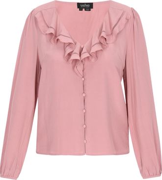 Usha Bluse Frauen Vintage-Rose