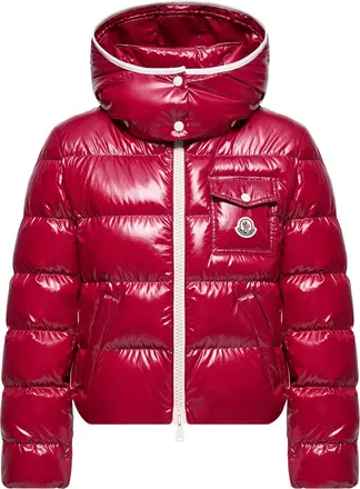 Moncler Moncler Andro Hooded Short Down Jacket, Women, Pink, Size: 00