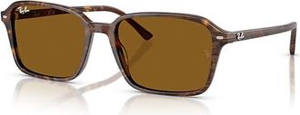 Ray-Ban Raimond Sonnenbrillen Transparent Fantasy Braun Fassung Braun Glas 56-18