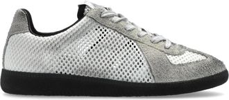 Maison Margiela Femme, Chaussures, Gris, Taille: 39 1/2 EU Logo Baskets