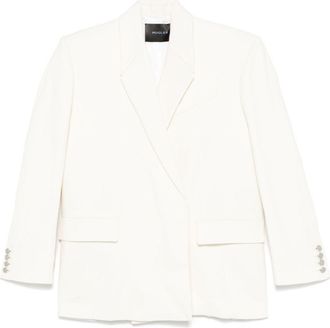 MUGLER Doppelreihiger Blazer - Weiß