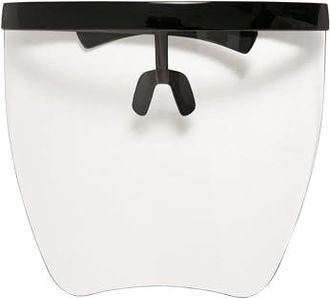 Urban Classics Mixte Front Visor Sunglasses Lunettes de Soleil, Black/Transparent, Taille Unique