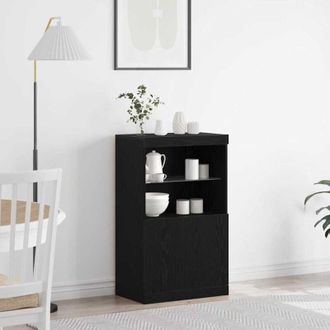 vidaXL Buffet Noir 60 x 37 x 100 cm Bois ding&eacute;nierie Vidaxl