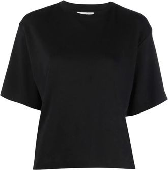 Vince Femme, Tops, Noir, Taille: 40 FR Wide Sleeve Crop T-Shirt
