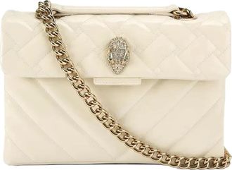 Kurt Geiger Femme, Sacs, Blanc, Taille: ONE Size Leather Kensington Bag