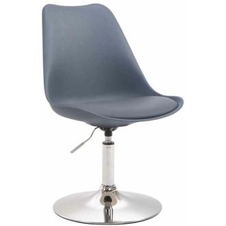 Clp Chaise dapparence moderne avec tabouret pivotant de conception de jambe diff&eacute;rentes couleurs colore : Gris