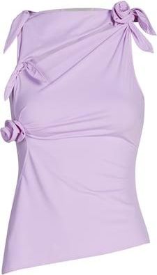 Coperni Top d&eacute;tails fleurs sans manches