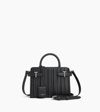 Le Tanneur Petit sac &agrave; main Emilie en cuir tress&eacute; r&eacute;employ&eacute;