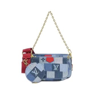 Louis Vuitton Pre-owned Monogram Denim Pochette Schultertasche - - Pre-owned - Damen - Mehrfarbig - ONE SIZE