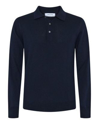 Gran Sasso Softer Pullover aus Merinowolle mit Polokragen in