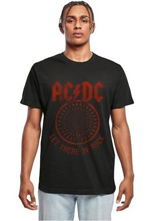 Merchcode Mc1074-acdc Let There Be Rock Tee T-Shirt, Noir, M Hommes