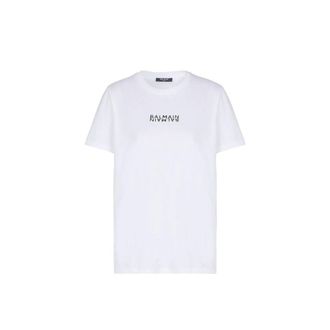 Balmain Logo-Print Cotton T-Shirt - White