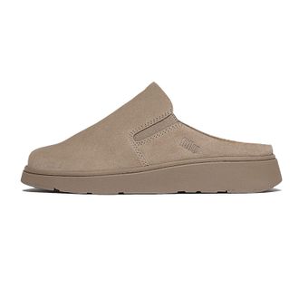 FitFlop Damen Gen-ff Elasticated Suede Mules Hausschuh, Taupe, 38 EU