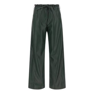 Nude Kunstlederhose - - Trousers - Damen - Gr&uuml;n - XS