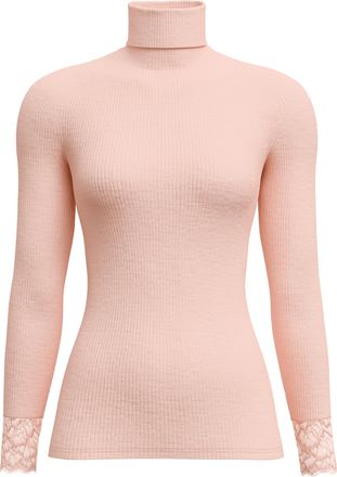 CALIDA Silky Wool Joy Langarmshirt mit Rollkragen Damen, aus Wolle-Seide, für empfindliche Haut, temperaturausgleichend und geruchsneutralisierend
