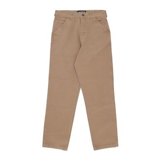 Iuter Canvas Baumwolle Casual Chinos Hose - - Trousers - Herren - Beige - W34