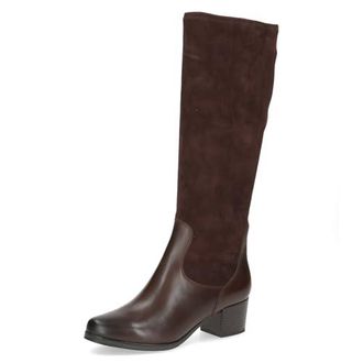 Caprice Femme Damen 9-25531-45 Botte Haute Jusquau Genou, Marron fonc&eacute;, 42 EU
