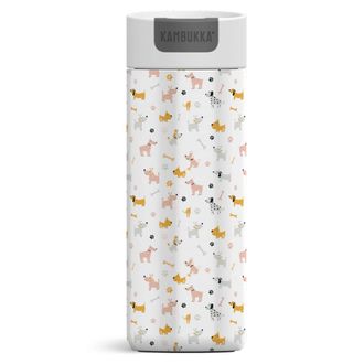 Kambukka Thermobecher Olympus 500 ml Doggoccino - limitierte Edition, auslaufsicher, Edelstahl, Snapclean, BPA-frei, Vakuumisolierung