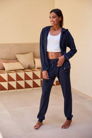 French Connection Sweathose aus weicher Rippstruktur, Loungewear