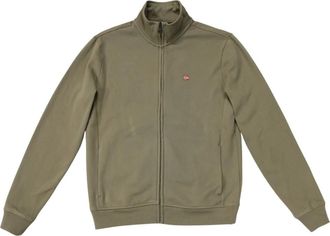 Napapijri Homme, Sweatshirts et sweats &agrave; capuche, Vert, Taille: L Zip-through Sweat &agrave; capuche