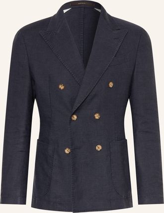 Windsor Windsor. Anzugsakko Salino Shaped Fit Mit Leinen blau