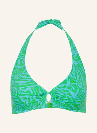 Lidea Lidea Neckholder-Bikini-Top Aqua Muse Mit Glitzergarn gruen