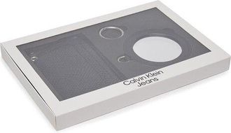 Calvin Klein Jeans Geldbörse Sculpted Wallet Round Mirror K60K611562 Schwarz