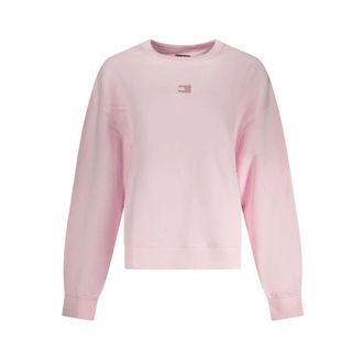 Tommy Hilfiger Femme, Sweatshirts et sweats &agrave; capuche, Rose, Taille: 38 FR Cotton SweaT-shirt